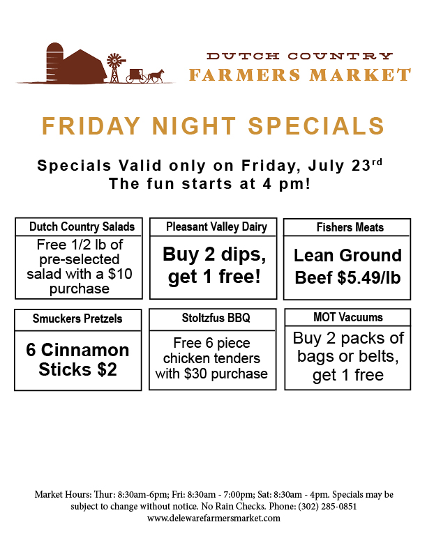 Weekly Specials | Dutch Country Farmers Market - Fresh Food, Great Shopping